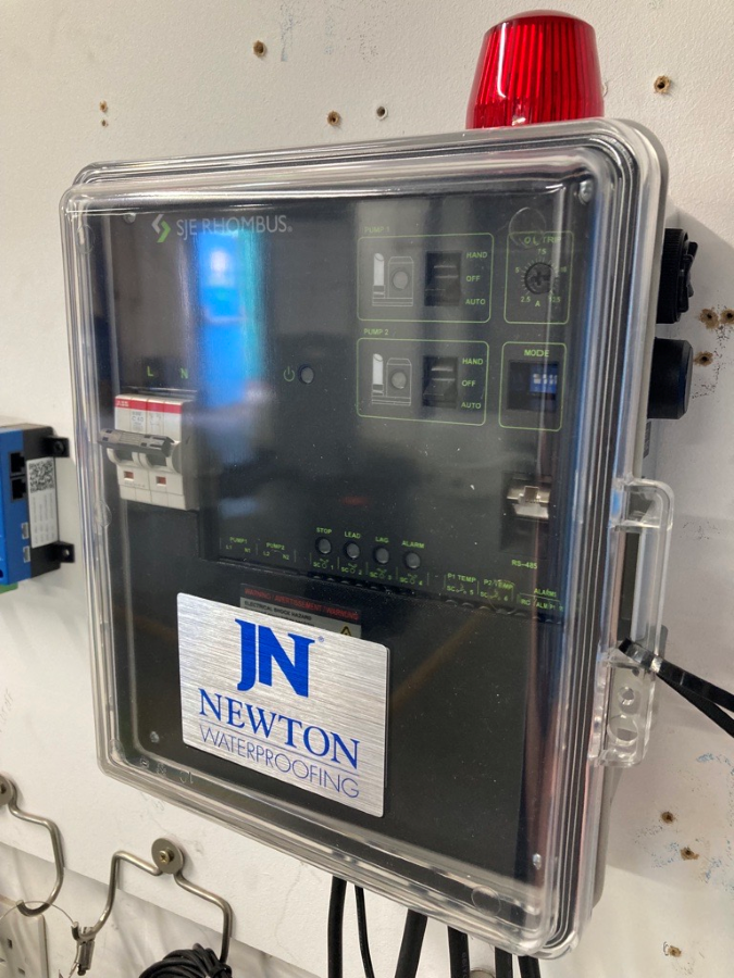 Dual Pump Control Panel - Newton Waterproofing